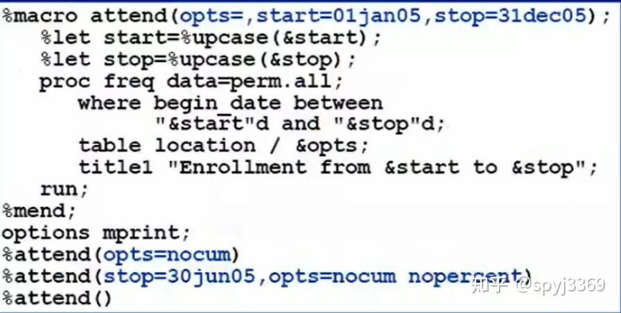 SAS Macro Language(2) - 知乎