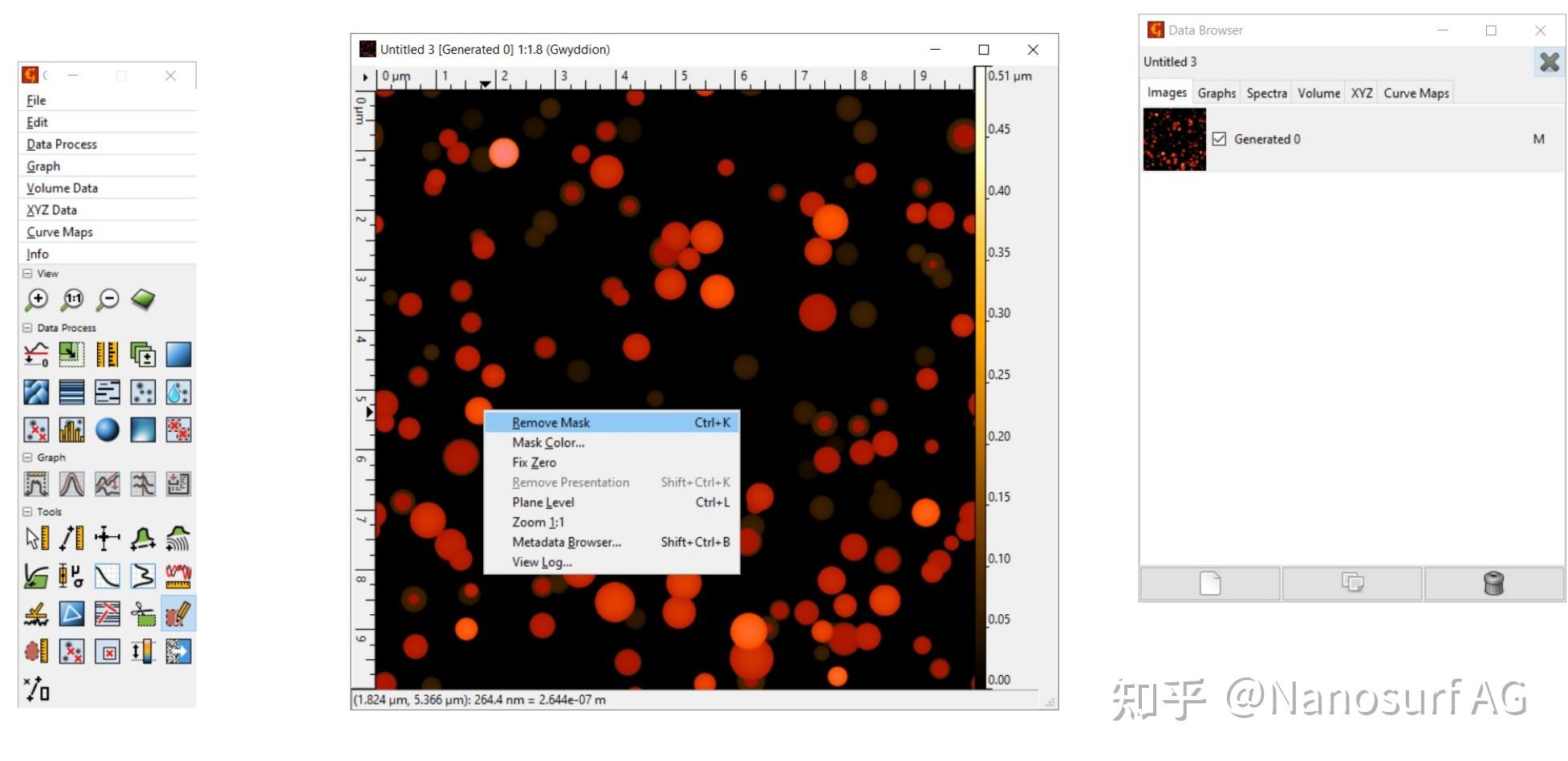 FridayAFM - Gwyddion 颗粒分析 - 知乎