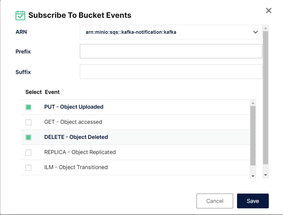minio的桶事件通知(bucket notification) - 知乎