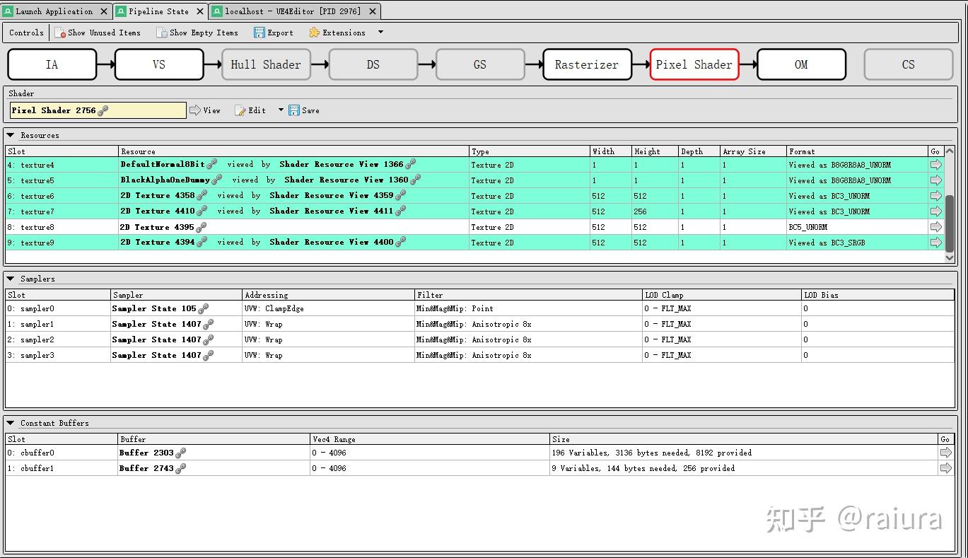 虚幻渲染基础-如何使用RenderDoc工具Pipeline State------二 - 知乎