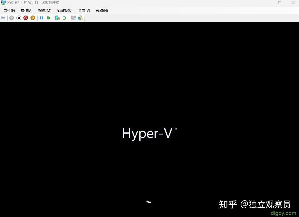 Hyper-V 使用 Win11 ISO 镜像创建虚拟机后进入不了虚拟光驱安装流程的解决方法 - 知乎