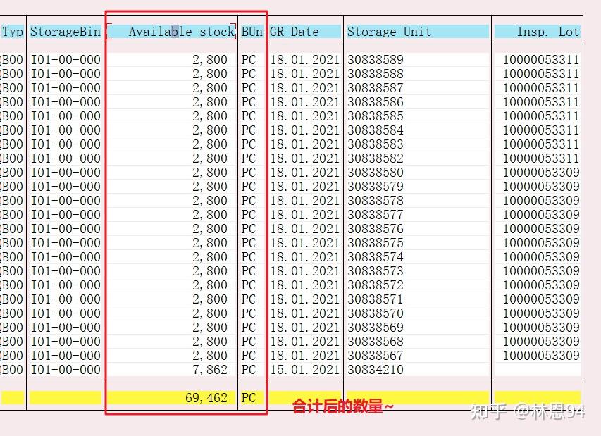 SAP后勤模块学习_MM_查看WM层库存 LX02 - 知乎