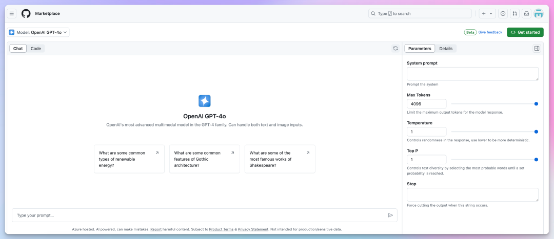 实测 Github Models：GPT-4o、Llama 3.1 405B等大模型免费使用 | 附本地部署教程 - 知乎