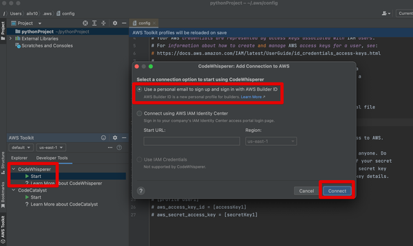 在PyCharm 中免费集成Amazon CodeWhisperer - 知乎