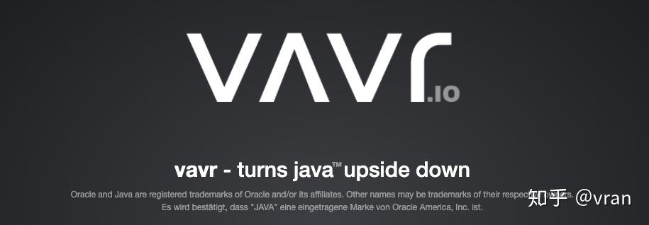 VAVR：颠覆你的 Java 体验 - 知乎