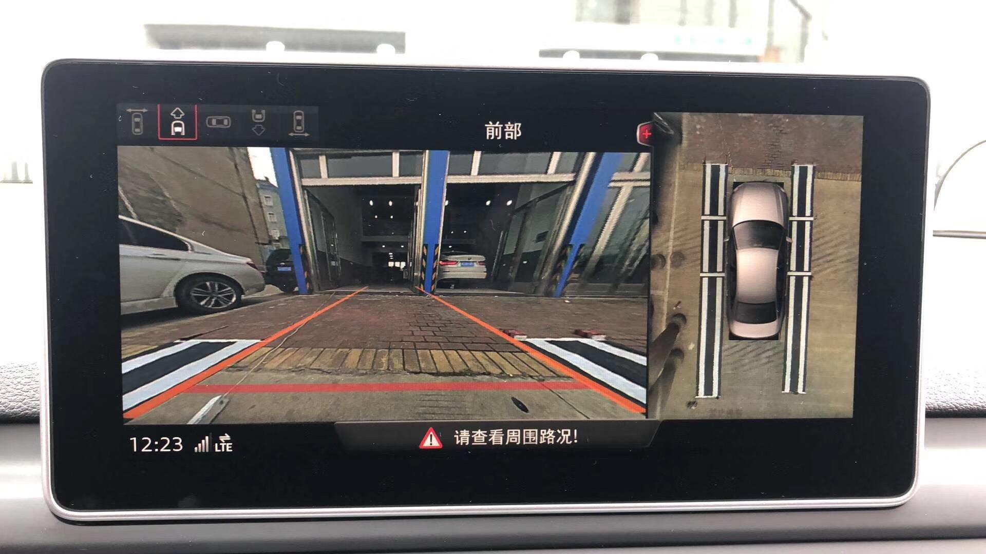 无盲区，奥迪Q5L原厂360全景影像分享 - 知乎