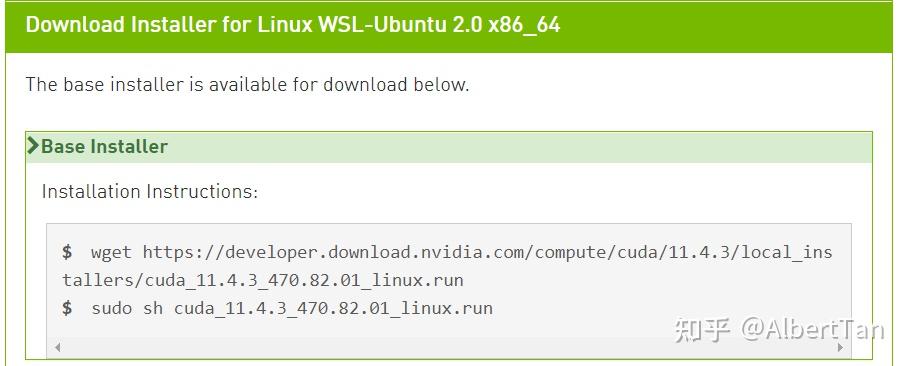 深度学习环境配置 Windows+WSL2 - 知乎