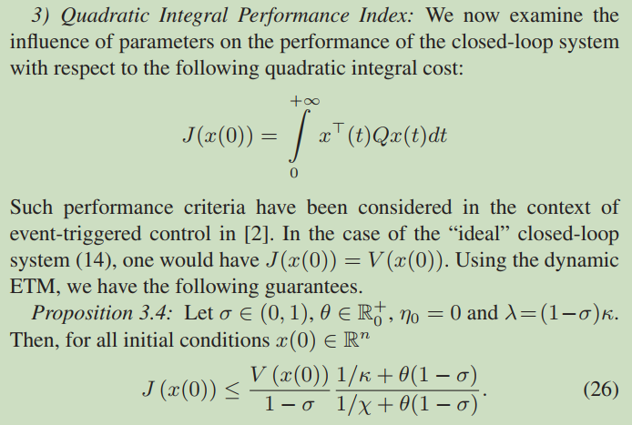 Dynamic Triggering Mechanisms for Event-Triggered Control - 知乎