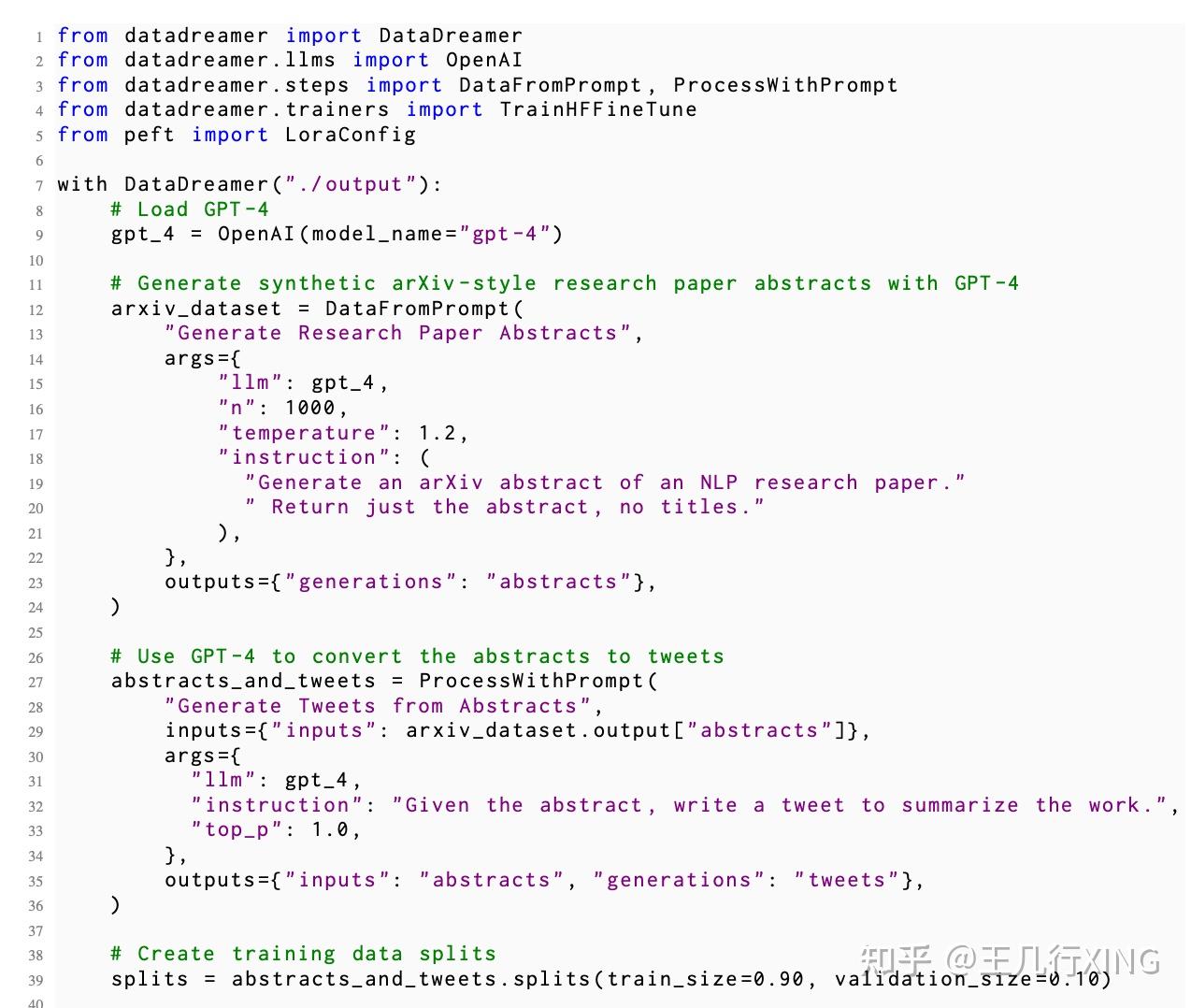 DataDreamer：数据生成+大模型微调神器 - 知乎