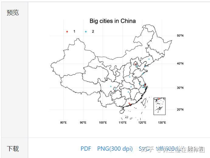 送你一张带数据点分布的中国地图 - 知乎