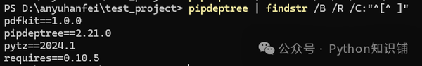 pipdeptree -- 树形结构查看依赖包│Python第三方库 - 知乎