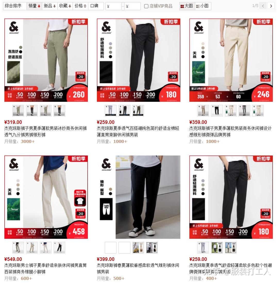 10家男生休闲裤对比：优衣库、森马、杰克琼斯、mmoptop、GXG、太平鸟男装、男势、GWIT九尾、海澜之家、V37 - 知乎