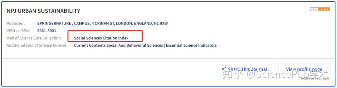 重磅！Nature旗下又一本新刊被SSCI收录！ - 知乎