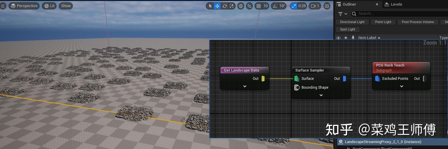 UE5学习笔记-利用虚幻PCG快速生成场景（二） - 知乎
