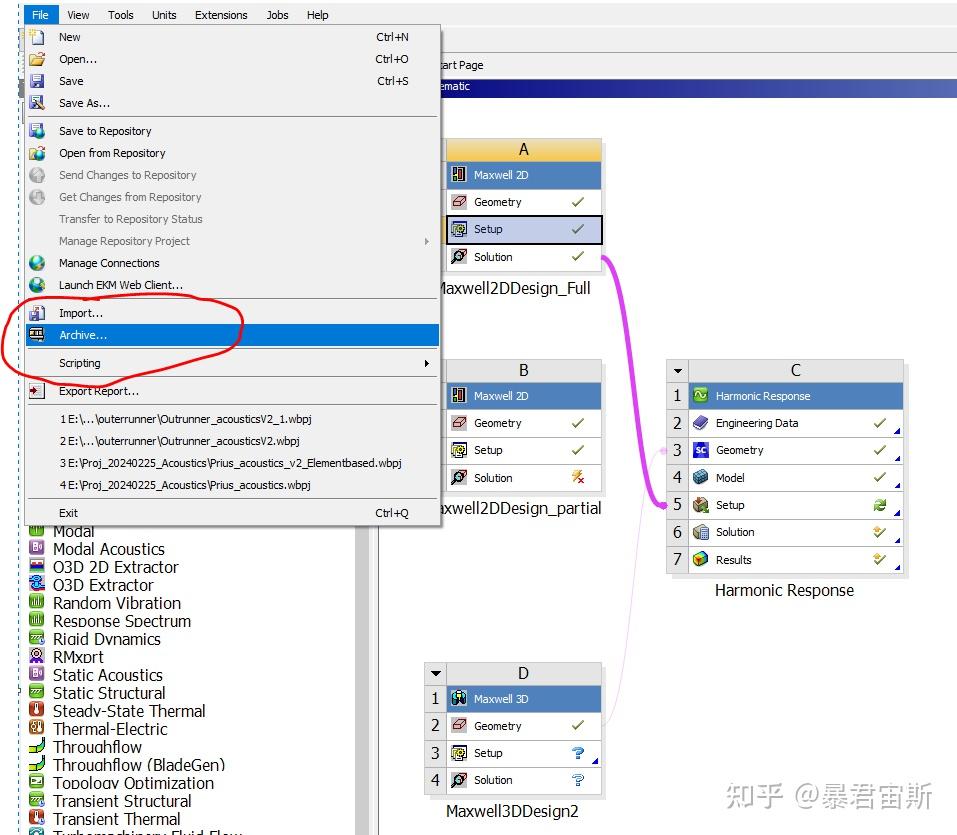 Ansys Workbench .wbpj和.wbpz文件 - 知乎