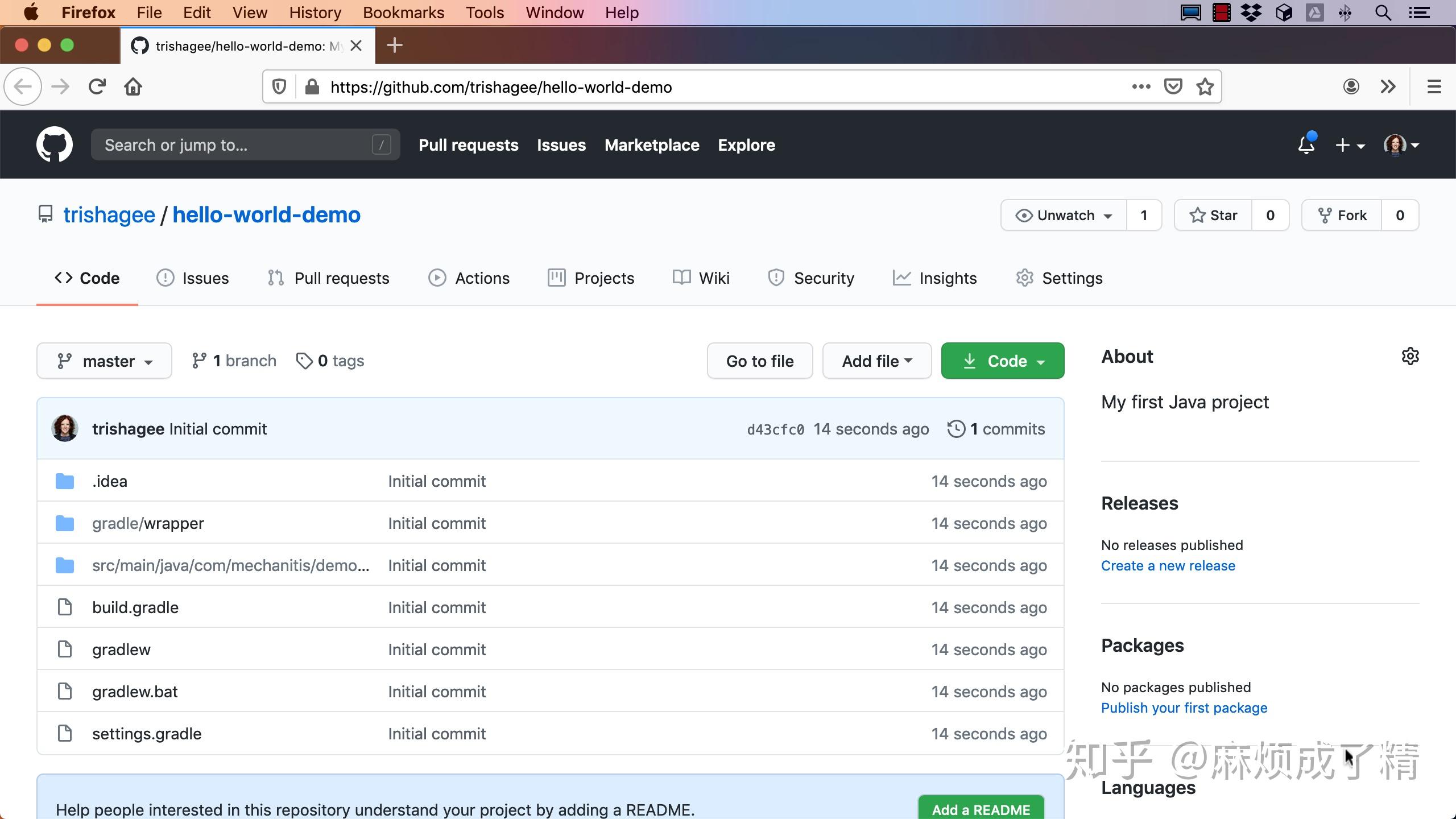 如何为现有IntelliJ IDEA项目创建GitHub存储库和本地Git存储库 - 知乎