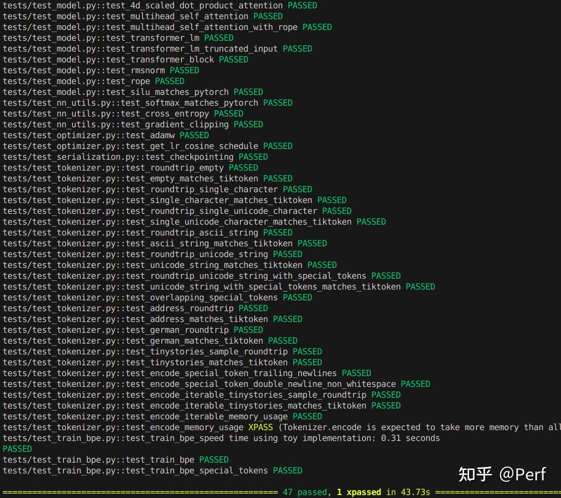CS336 动手大语言模型 Assignment 1 - BPE Tokenizer & Simple TransformerLM - 知乎
