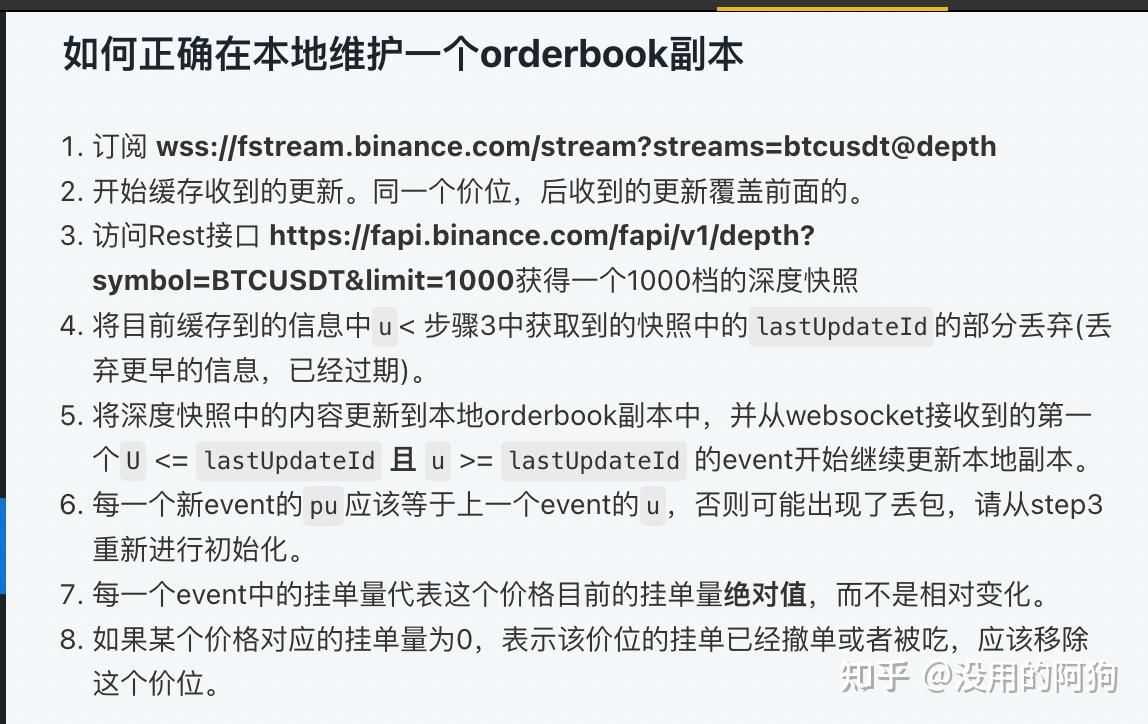 orderbook的实盘情况 - 知乎