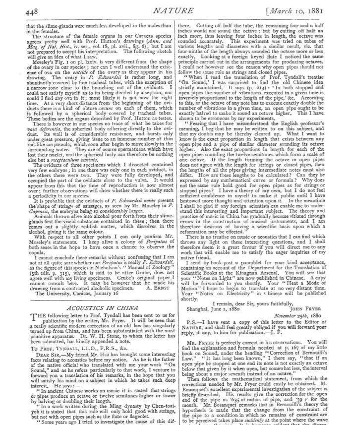 1869年Nature第一期出版，150年以来有哪些影响深远的论文？ - 知乎