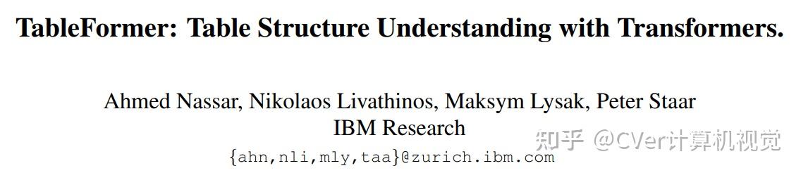CVPR 2022 | IBM提出TableFormer：利用Transformer理解表格结构 - 知乎