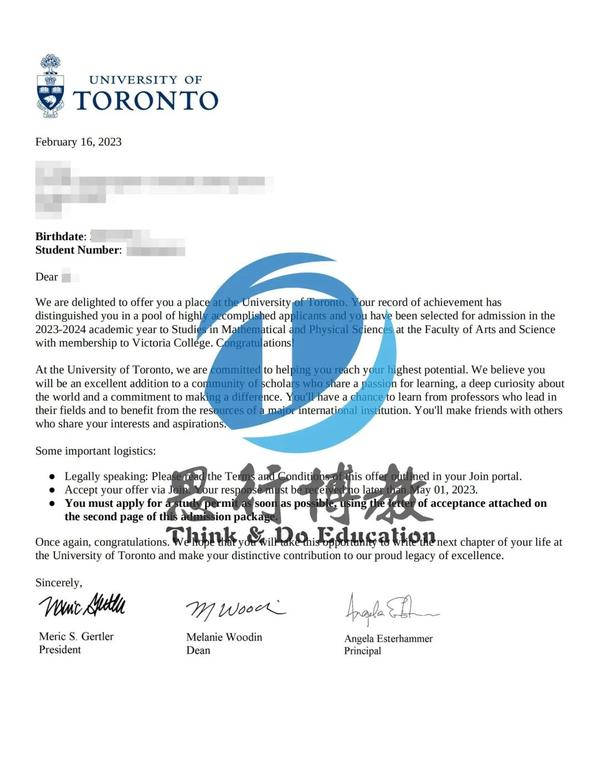 第一波加本录取捷报！三枚多伦多大学（有带奖）、两枚UBC录取offer来啦！ - 知乎