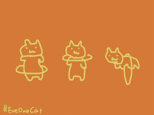 魔性猫猫everyday one cat 表情包 - 知乎