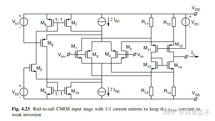 运算放大器跨导恒定轨到轨输入级（Constant-gm Rail-to-Rail Input Stage） - 知乎