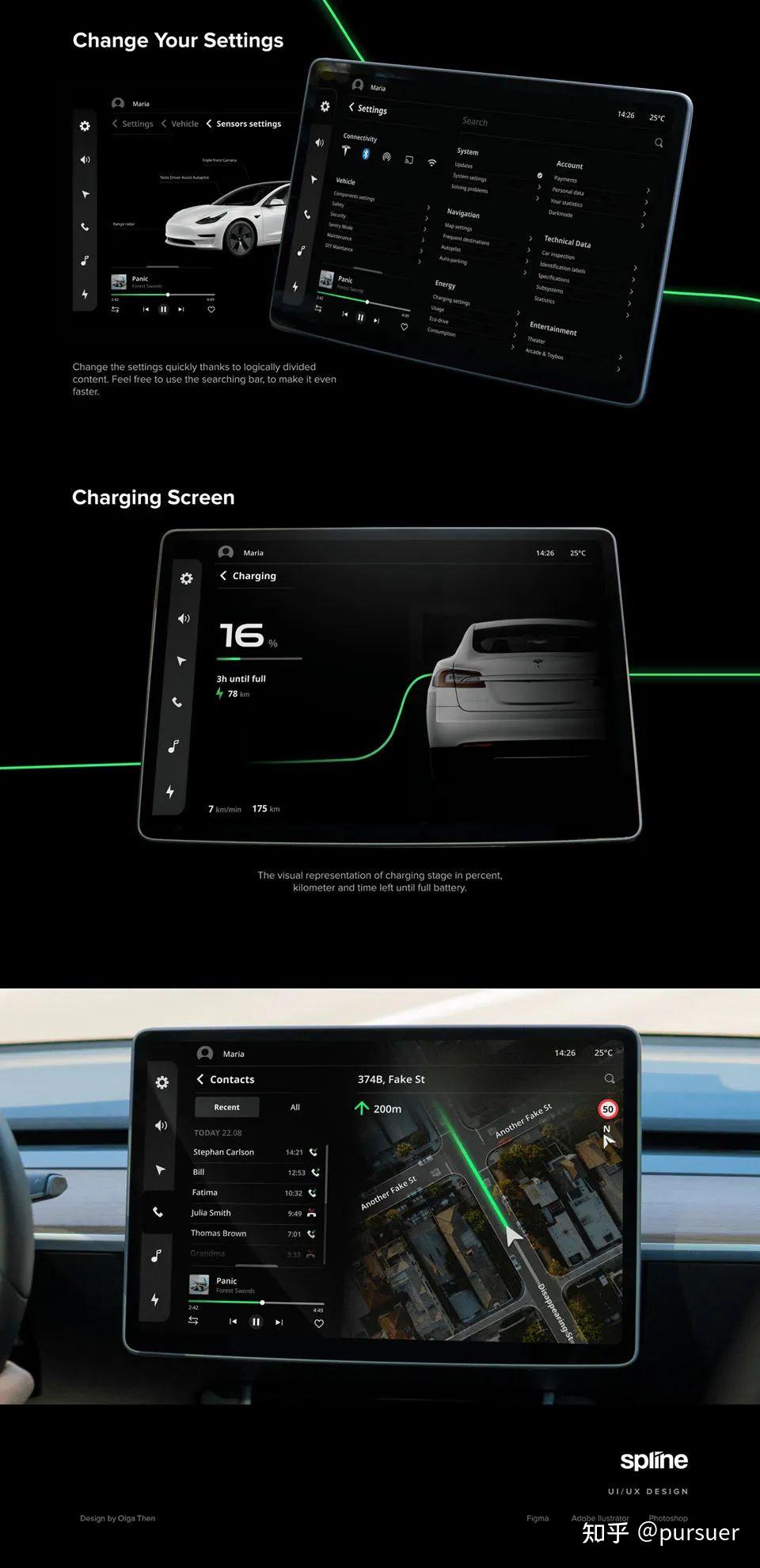 酷！特斯拉HMI设计 - 知乎