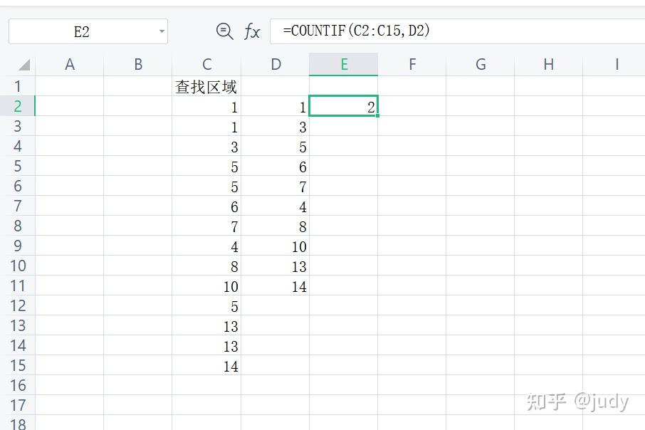 Excel中，查找某列的重复数值出现的次数 知乎