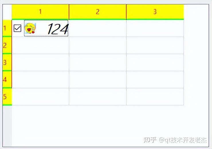 Qtableview的样式设置和常用函数 知乎