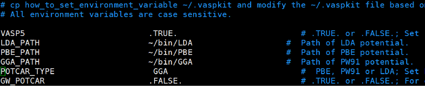 vaspkit中PW91、LDA和PBE等赝势的修改 - 知乎