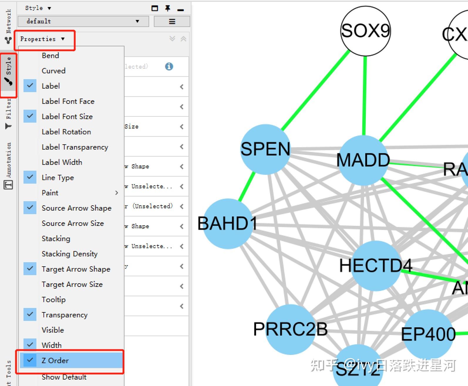 Cytoscape的edge边的重叠/顺序/图层问题 - 知乎