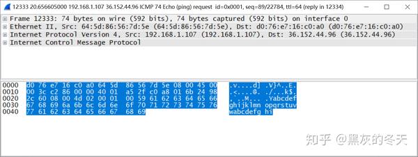 wireshark抓包 ，ping/tracert-ICMP,nslookup-DNS 分析 - 知乎
