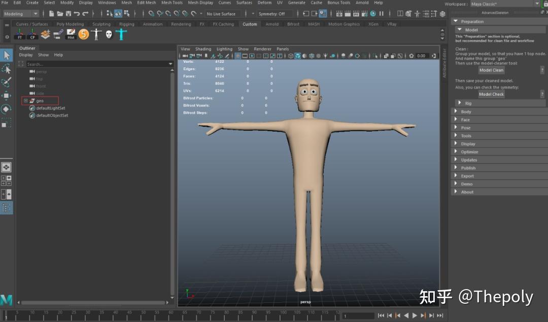 Advanced Skeleton绑定生成基础 - 知乎