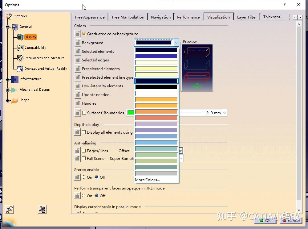 【CATIA知识点+插件分享】如何改变CATIA工程图的背景颜色，公众号回复[背景色]获取插件 - 知乎