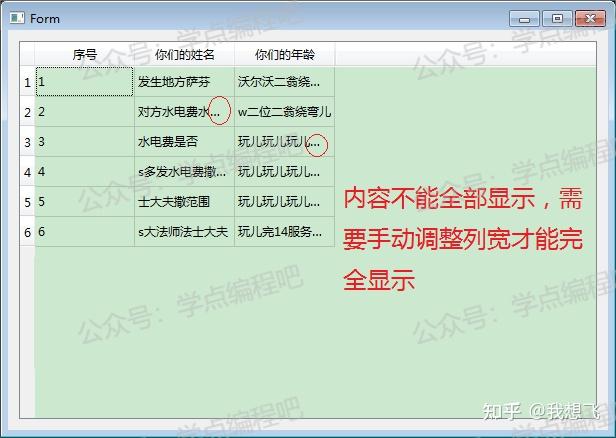 PyQt5中QTableWidget设置列宽大小的几种方式 - 知乎
