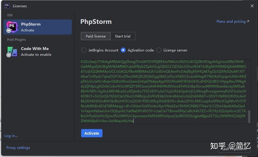 2025最新phpstorm永久激活教程（含win+mac） - 知乎