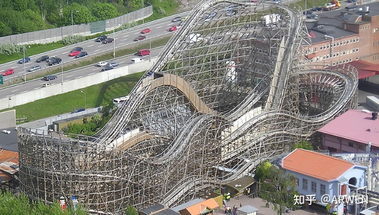 哥德堡Liseberg游乐场的过山车在空中骤停 - 知乎