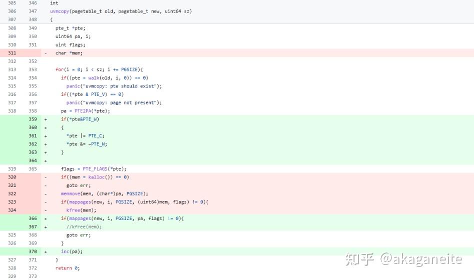 MIT 6.828 LAB 5 COW 代码与debug - 知乎