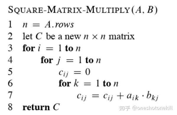 《算法导论》笔记3 矩阵乘法（strassens Algorithm（第一章第四节第二部分） 知乎 