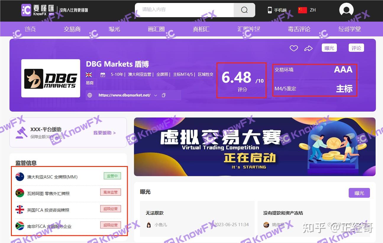 DBG Markets盾博所有交易全无监管！且和跑路黑券商COZFX是一家！ - 知乎