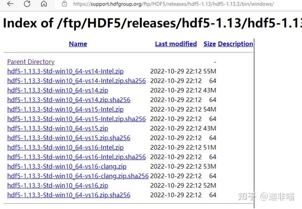 HDF5+源码+安装文件下载地址 - 知乎
