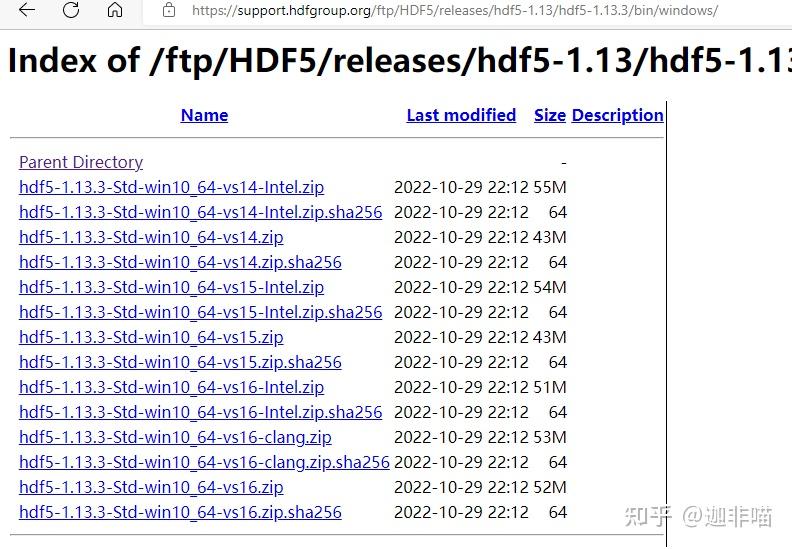 HDF5+源码+安装文件下载地址 - 知乎