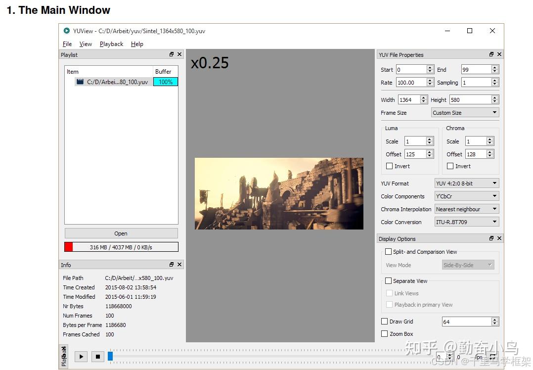 音视频开发必备神器--yuv和rgb原始数据文件查看开源软件YUView使用和编译 - 知乎