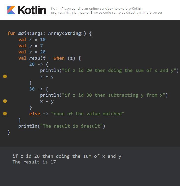 Kotlin 07. When 表达式示例 - 知乎