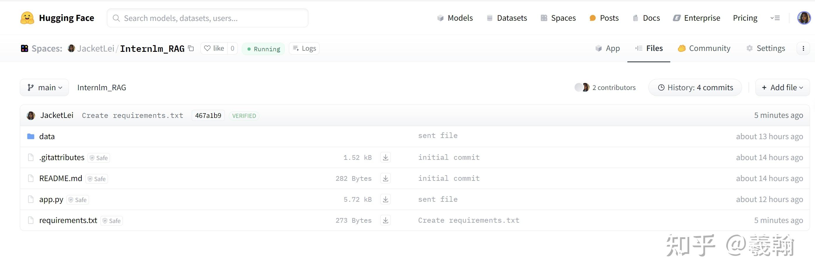 Streamlit + LlamaIndex + 浦语 API：Hugging Face 上的 RAG 应用部署实操指南 - 知乎