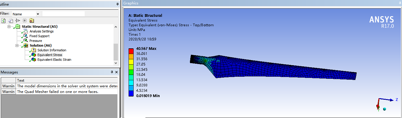 Ansys中错误：An unknown error occurred during solution - 知乎