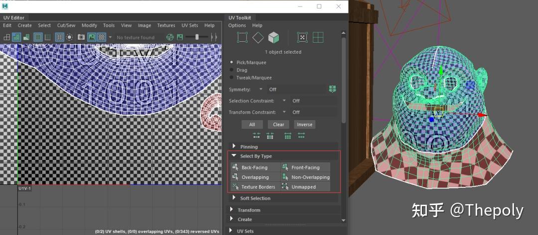 Maya丨实用的UV技巧 - 知乎
