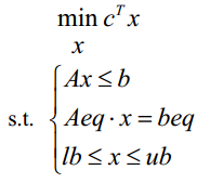 MATLAB线性优化的案例解析，linprog的使用方法 - 知乎