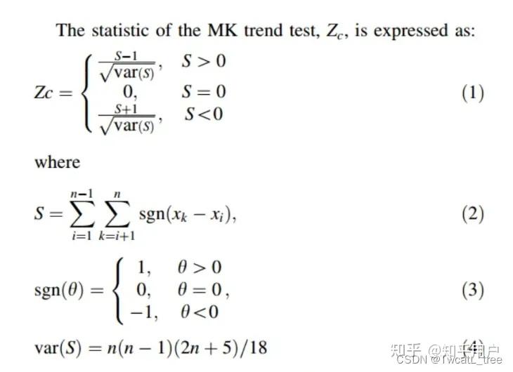Sen-MK趋势分析：Python、GEE、Matlab、R实战代码指南有吗？ - 知乎